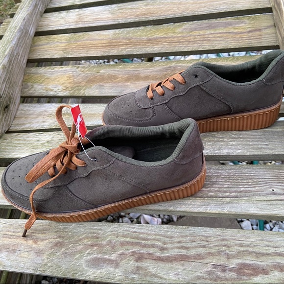 RTX | Shoes | Nwt Rtx Platform Army Green Casual Leisure Gum Sole Shoes ...